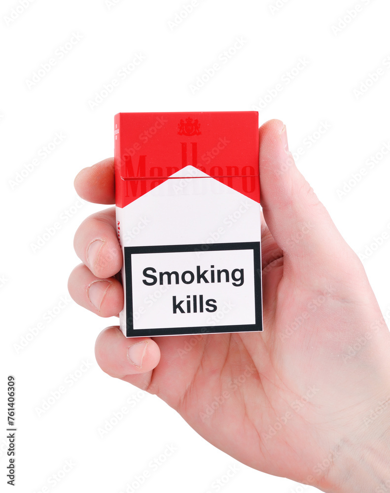 Marlboro cigarettes produced by Philip Morris. Marlboro is the best ...