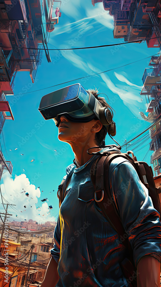 World Photography Day: A lens AR glasses into the future. Cityscapes ...