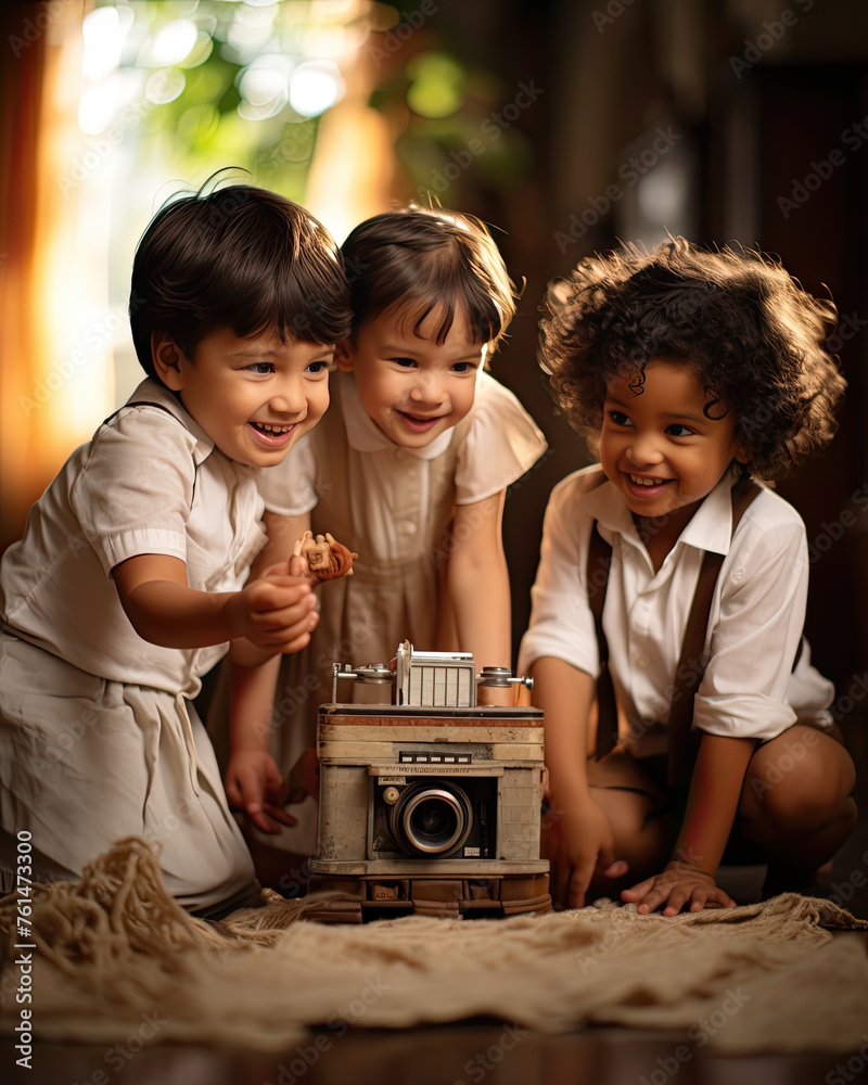 Through lens of unity, children from diverse backgrounds seize moments ...
