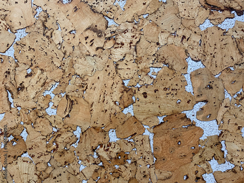 Cork flooring for floors, walls, different colors, textures. Background ...