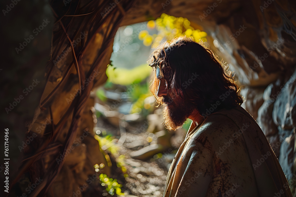 Jesus returned from death on Easter with love and care, depicting the ...