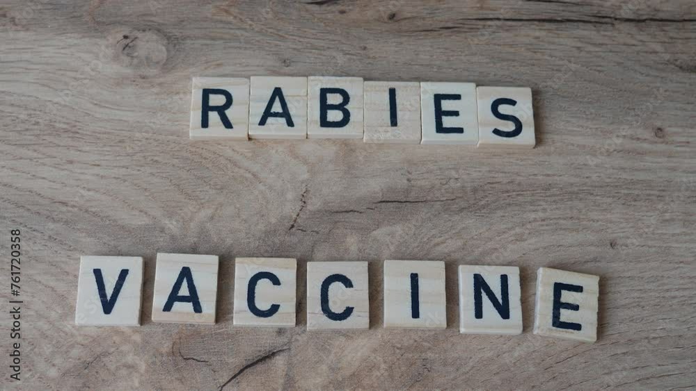 Rabies Vaccination concept. Rabies is a viral disease that causes ...