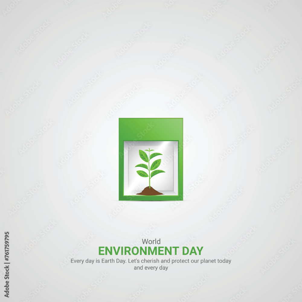 World environment day. World environment day creative ads. June 5 ...