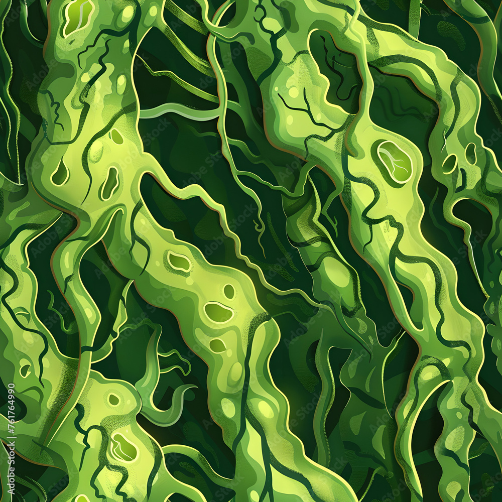Seamless Alien Skin Texture Monster Skin Seamless Texture Organic Seamless Texture Green