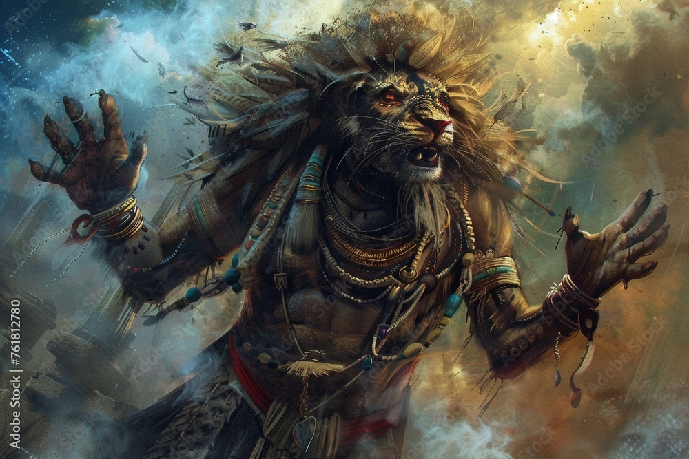 Bes Ancient Egyptian mythology Bes the dwarf god of protection and joy ...