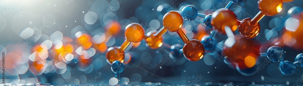 Biochemistry study with a focus on drug formulation, detailed molecular ...