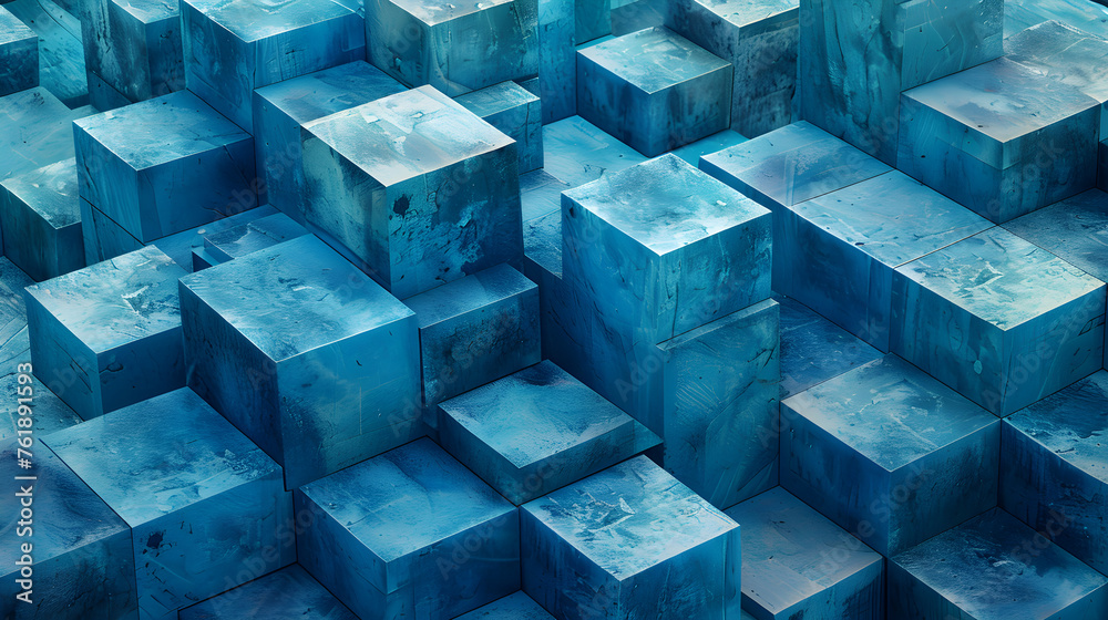 This design features a rectangular shape composed of layers in OP Art ...