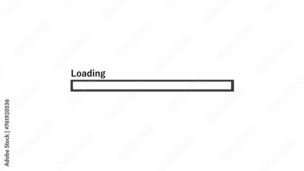 Loading bar icon animation, Progress bar motion graphic and circle ...