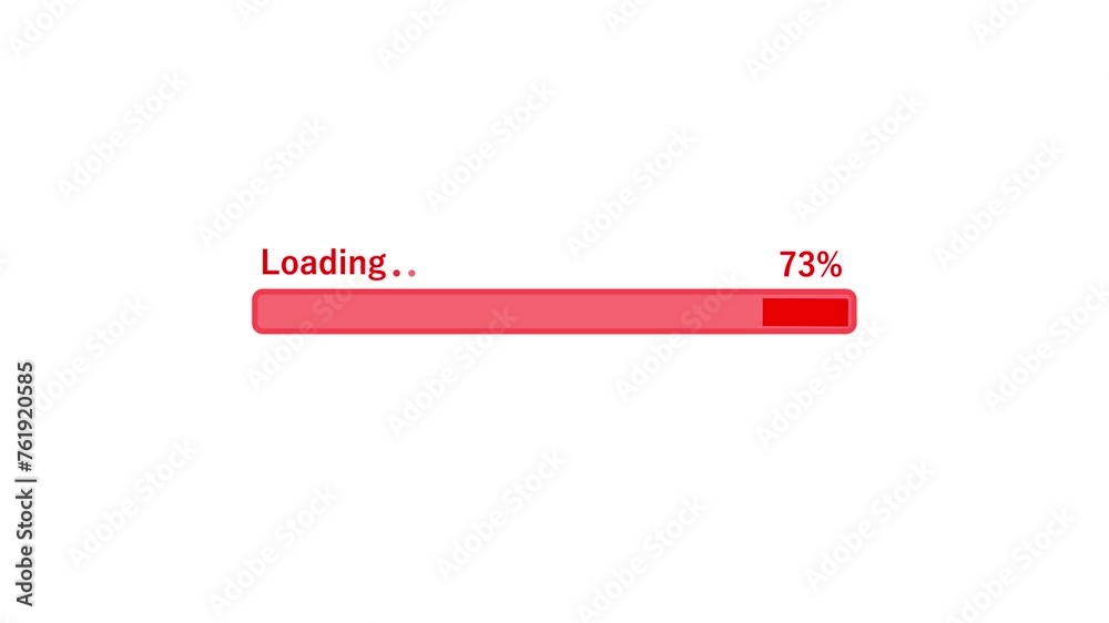 Loading bar icon animation, Progress bar motion graphic and circle ...