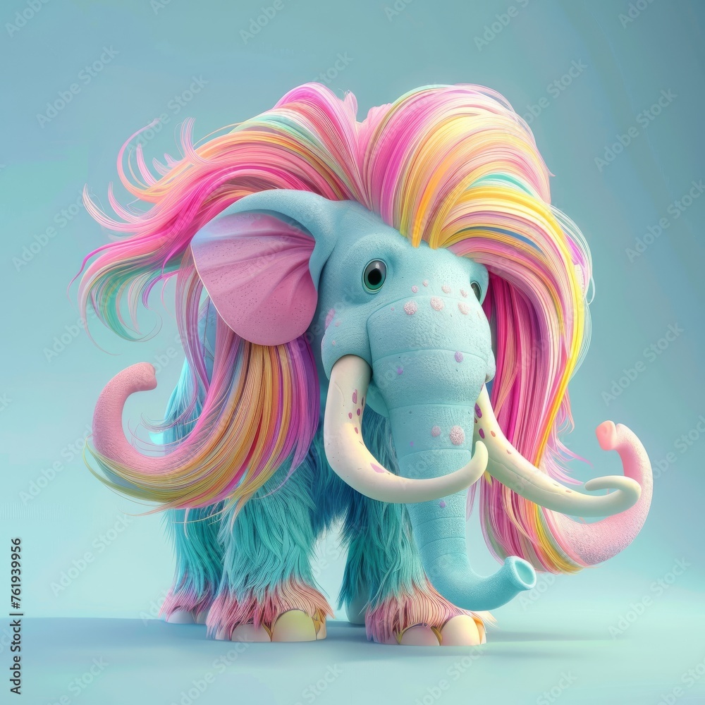 3D mammoth character with hilarious, surreal fantasy , never-before ...