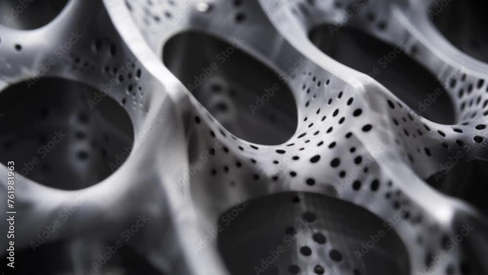 A detailed look at an aerographite component in use highlighting its ...