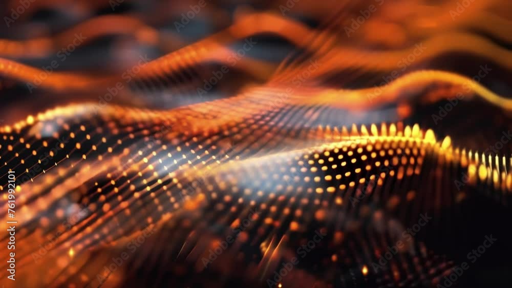A visual representation of a sound wave traveling through a traditional ...