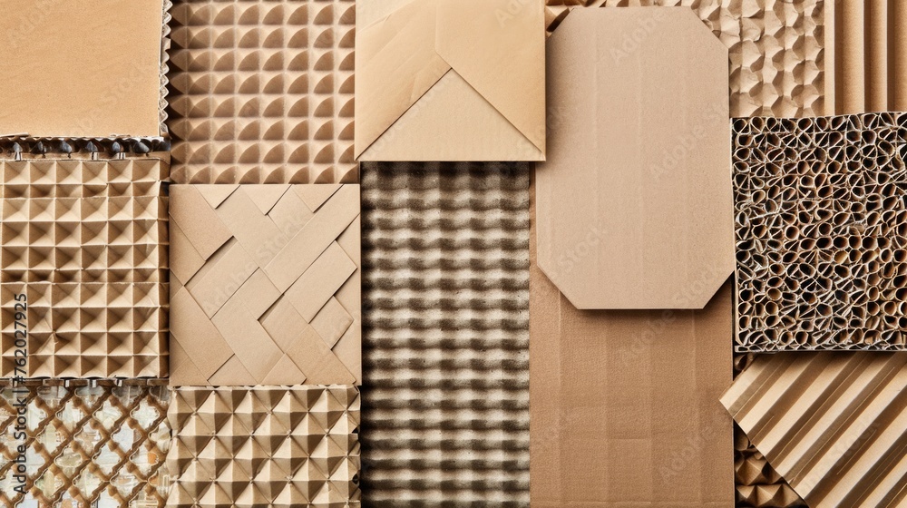 Practical elegance: cardboard-inspired patterns adding utilitarian ...