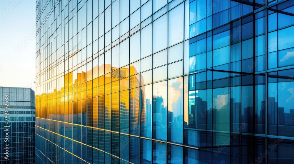 A tall building with numerous windows stands proudly on the corner, its ...