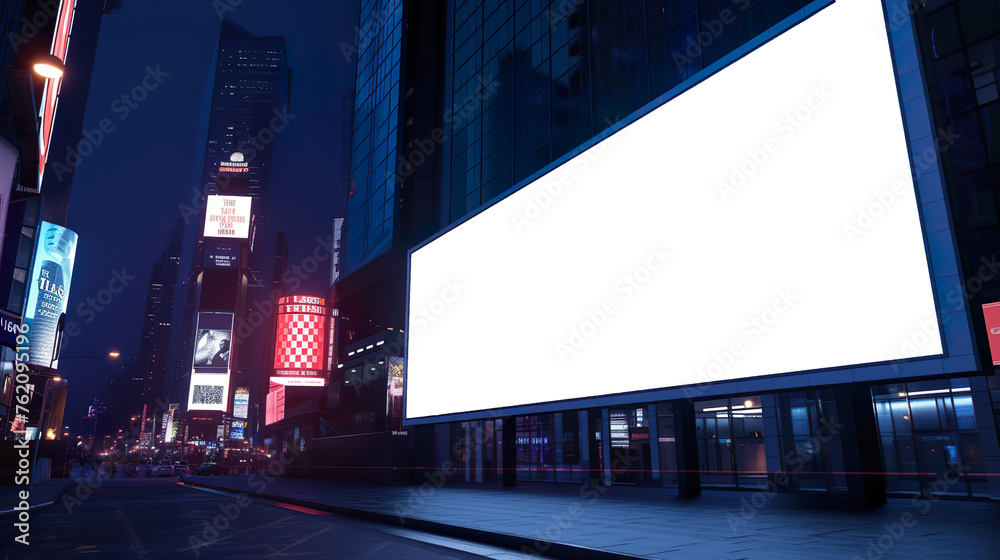 customizable Times Square billboard for advertising presentation mockup ...