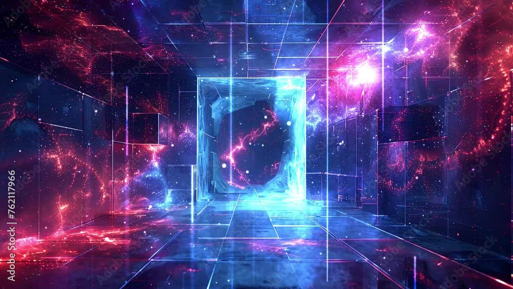 quantum highway odyssey ancient alien entity emerges. seamless looping ...