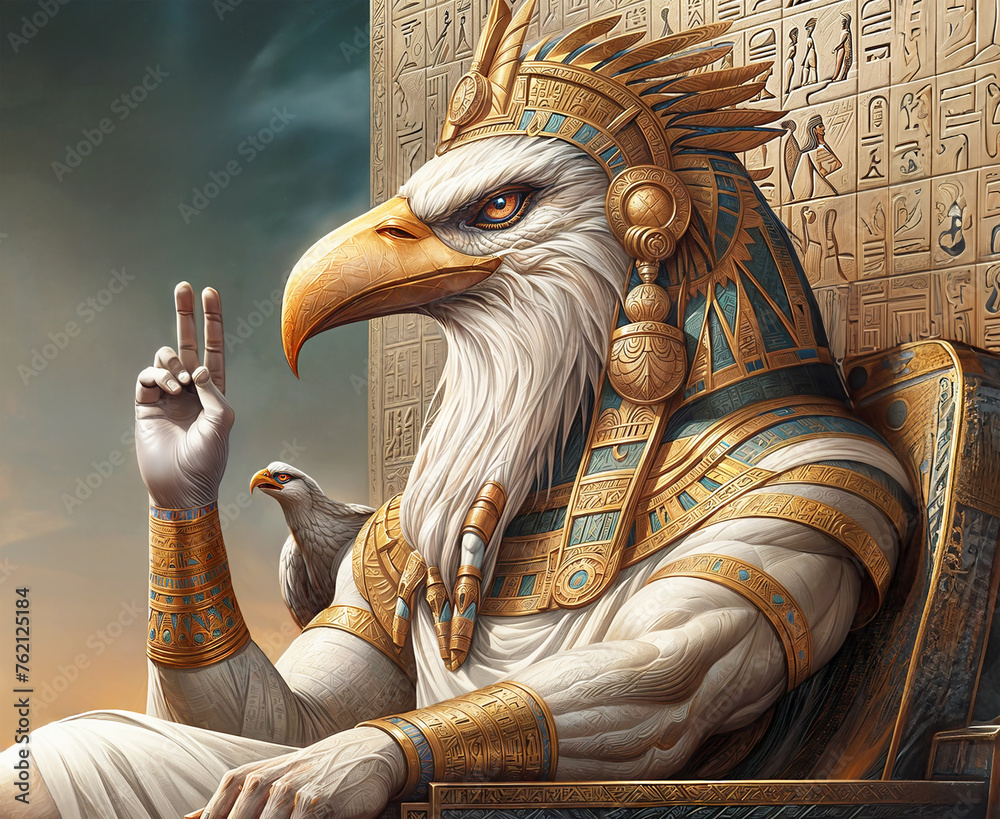Egyptian god Horus ruling Egypt before the first human pharaoh was ...