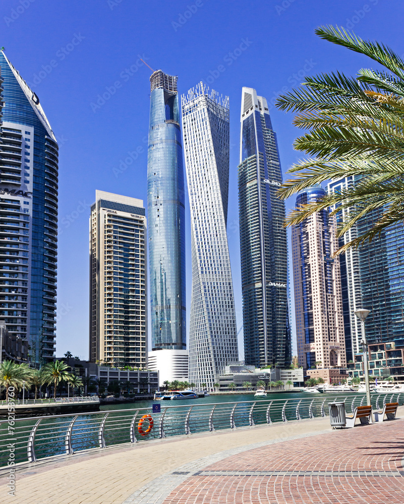 Dubai, United Arab Emirates – March 6, 2024: Dubai skyline. Dubai ...