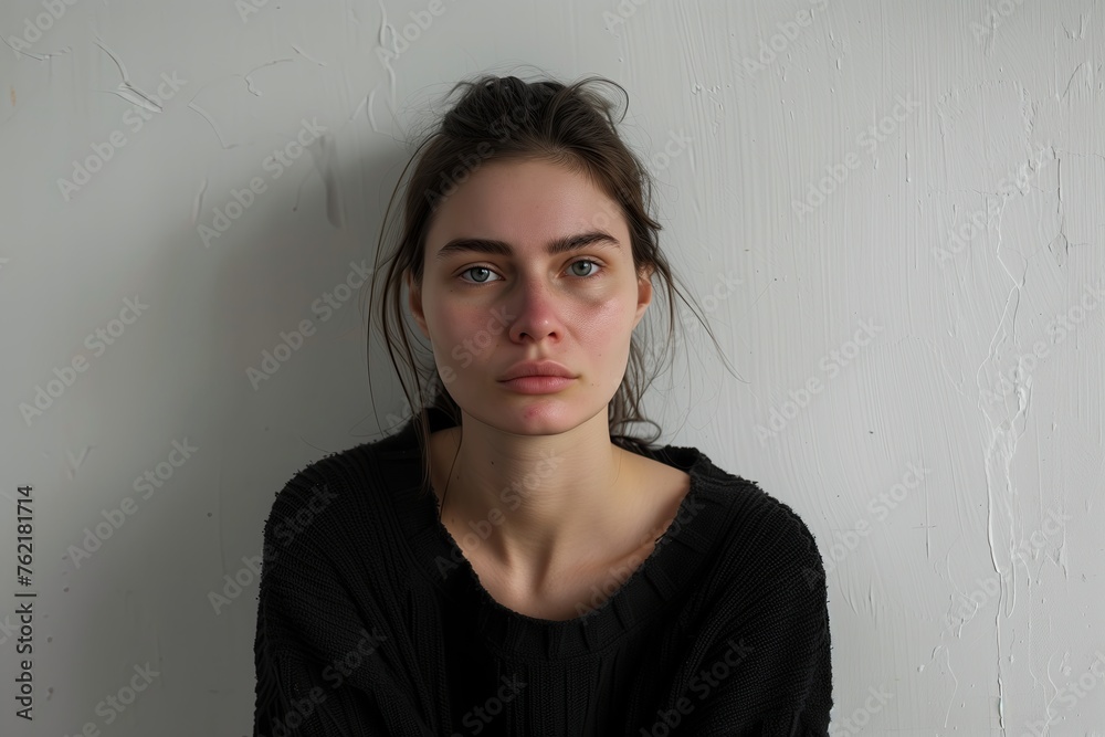 Social issues. A female alcoholic. A bit unkempt looking woman. Sober ...