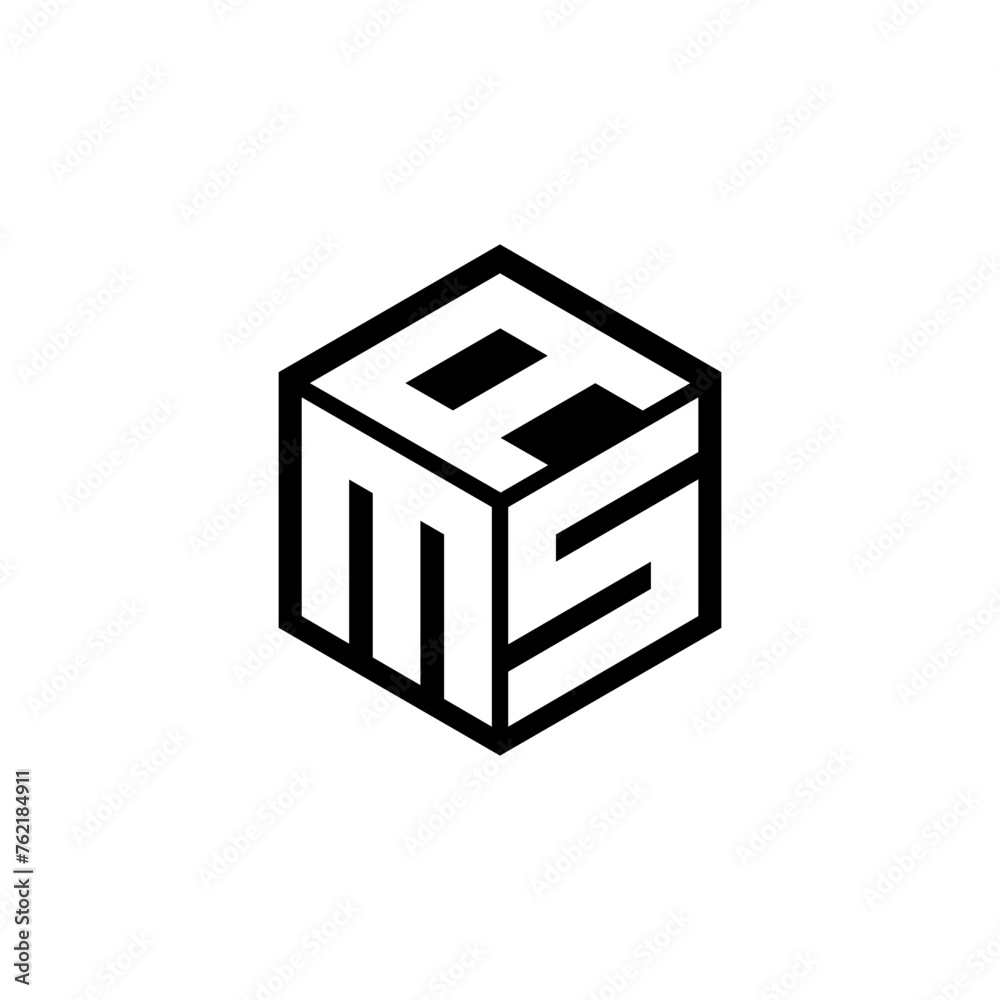 MSA letter logo design with white background in illustrator, vector ...