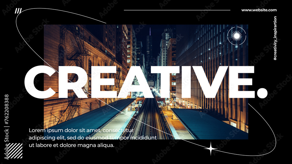 Branding Typo Slides Stock Template | Adobe Stock