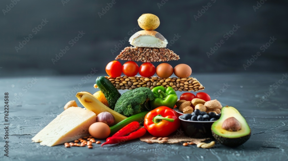 The transformation of the traditional food pyramid into a modern pie ...