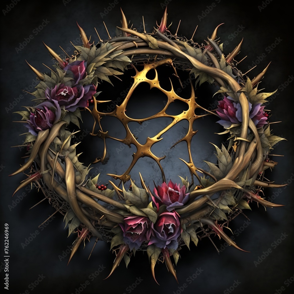 crown of thorns that's what they put on Jesus' head bird's nest from ...