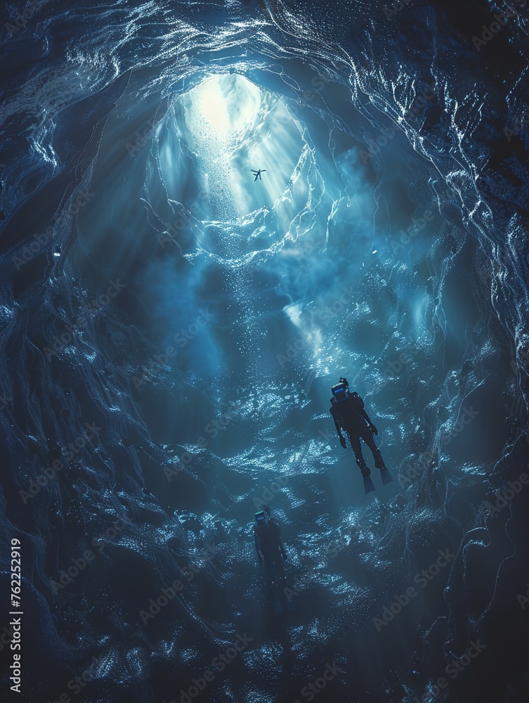 In the depths of subspace realms, a group of daring explorers brave ...