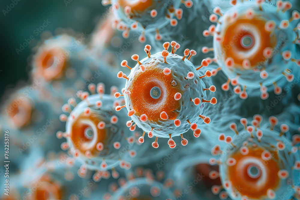 Microscopic of Herpes Zoster (Shingles): A viral infection causing a ...