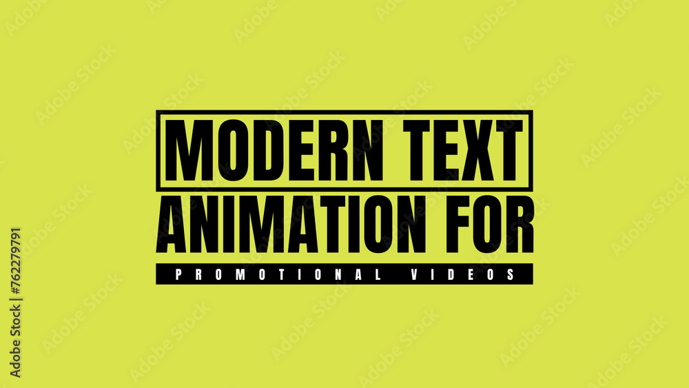 Modern Text Animations for Promotional Videos Stock Template | Adobe Stock