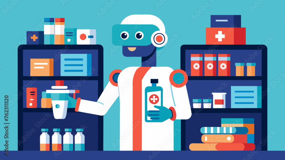 A fully automated robotic pharmacy with AI technology ensuring accurate ...