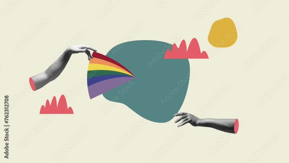 Youth culture, relations, connection and human rights. Concept of ...