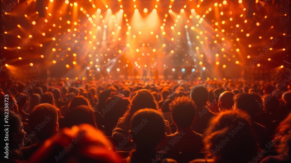 Visualize the synergy between performers and their audience Stock ...