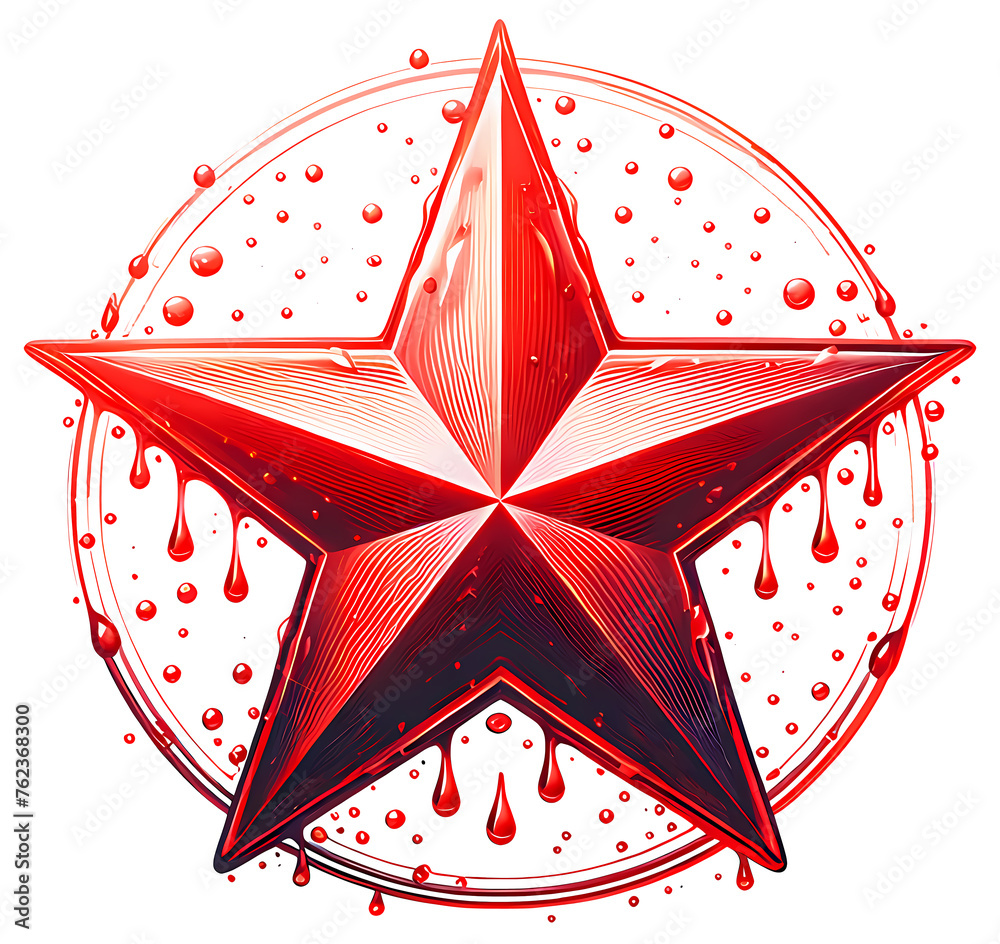 Shining bright red star clip art: stunning red glowing star PNG on ...
