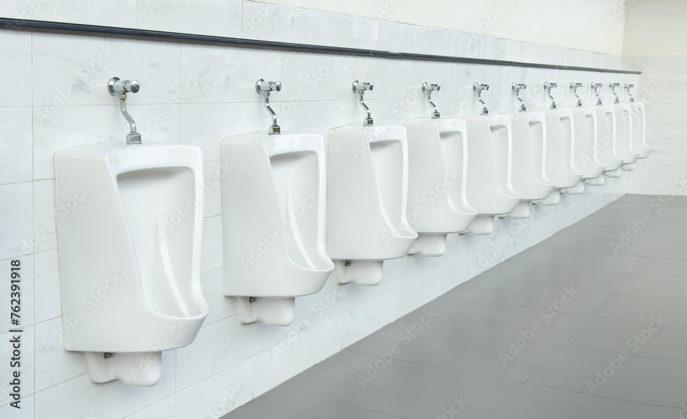 Urinal or sanitary ware. That provided on public wall of toilets for ...