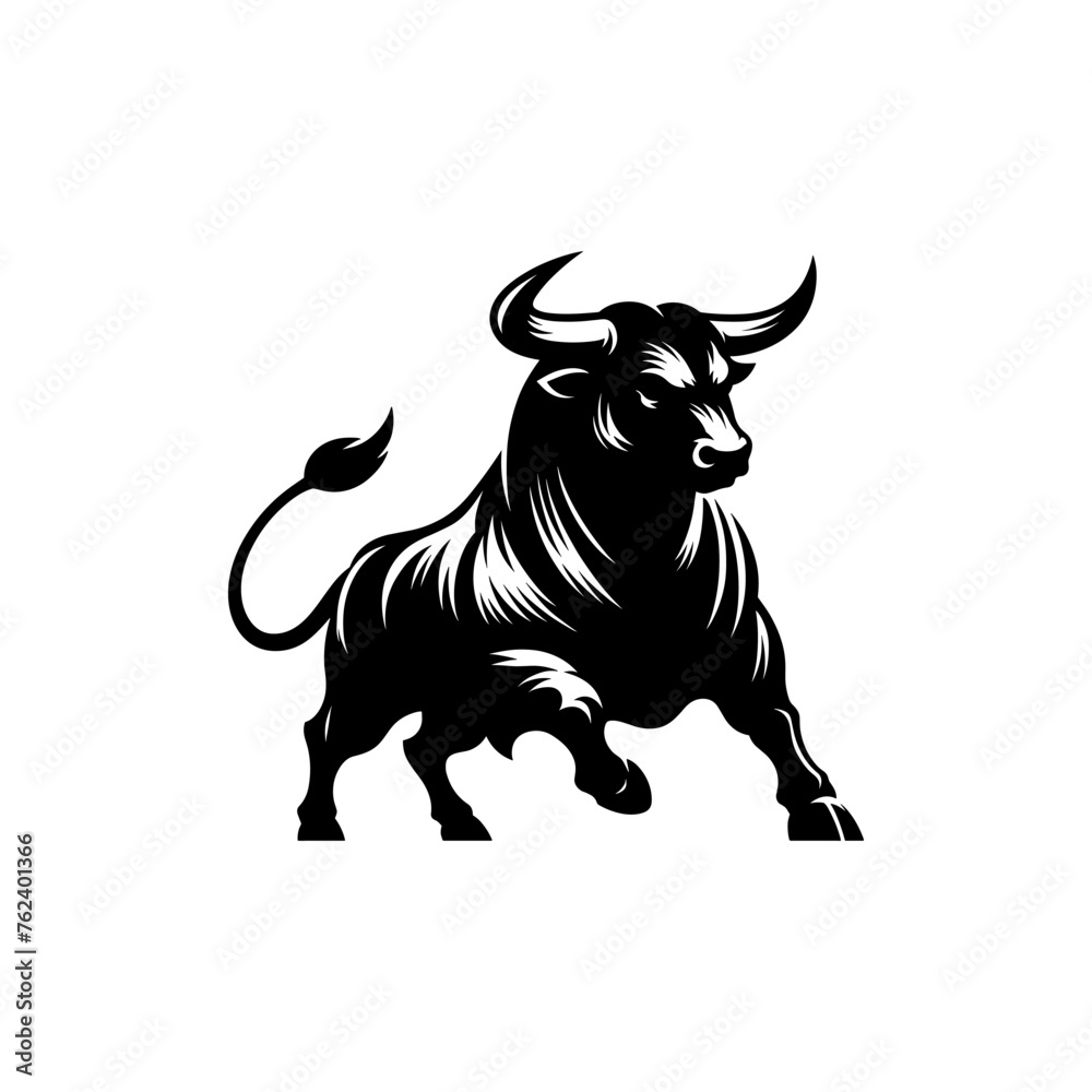 Bull logo: Signifies strength, resilience, and determination, embodying ...