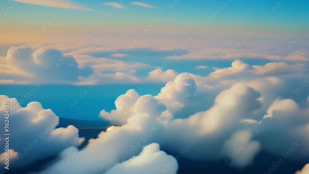 Wandering Wisps. Ethereal Cloud Journey. Wandering wisps of clouds ...