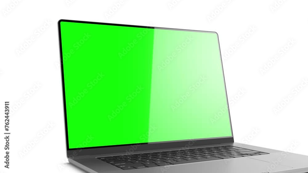 Laptop frameless screen - computer dynamic rotation with opening the ...