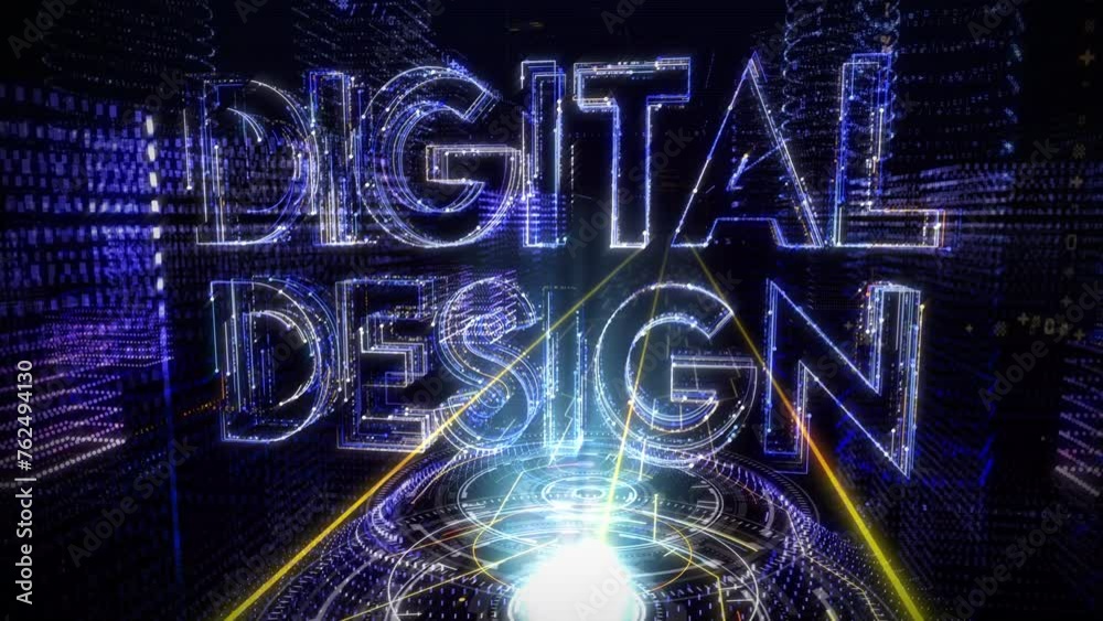 Vidéo Stock Big Data Main Theme. Letter And Font Design For Creating Attracting Web Sources ...