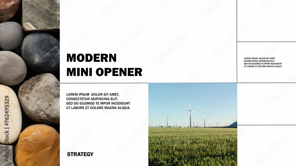 Modern Minimal Opener Stock Template | Adobe Stock