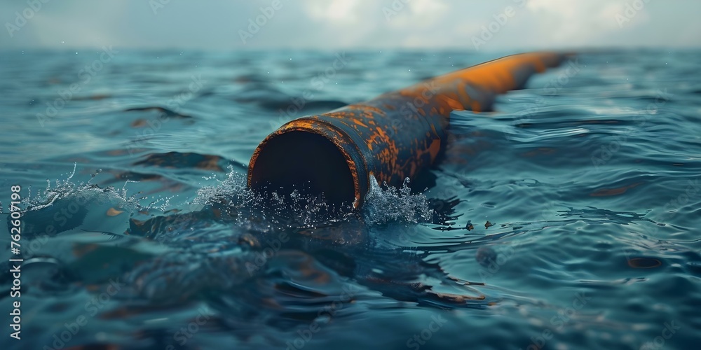 Foto de Environmental Issue: Industrial Pipes Releasing Toxic Chemicals ...