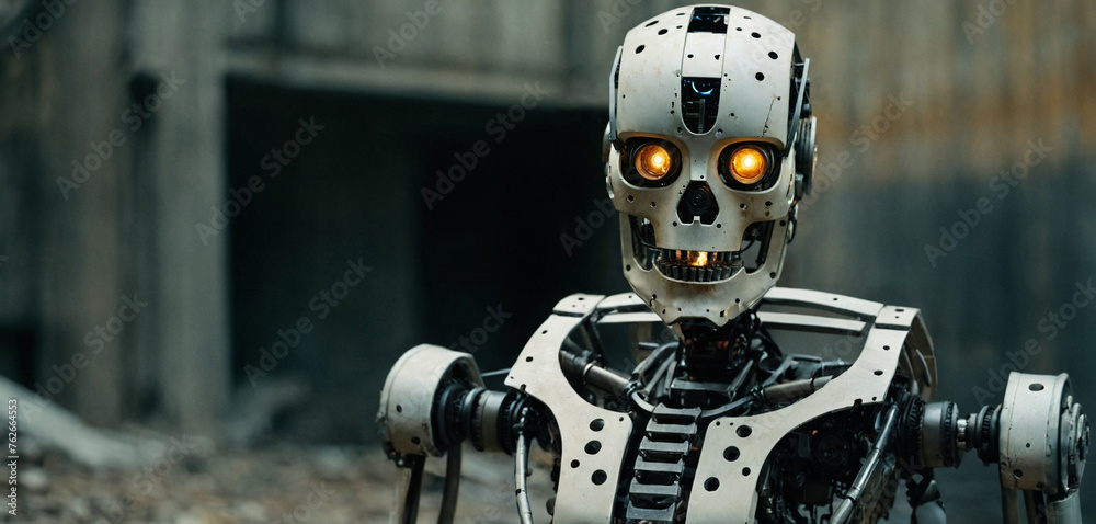artificial intelligence in the form of a humanoid android, a robot ...