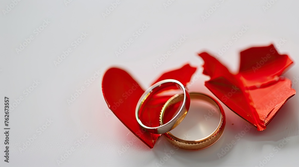 relationships with our captivating portrayal of torn red paper heart ...