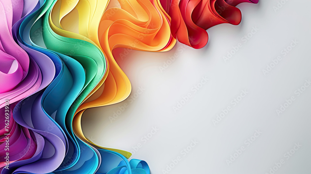 concept of Belonging Inclusion Diversity Equity DEIB or lgbtq, 3d ...