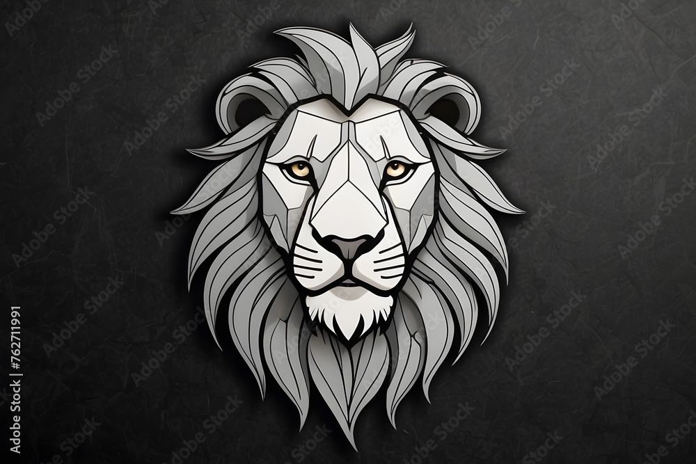 lion illustration, lion head vector, lion head logo, lion logo, lion ...