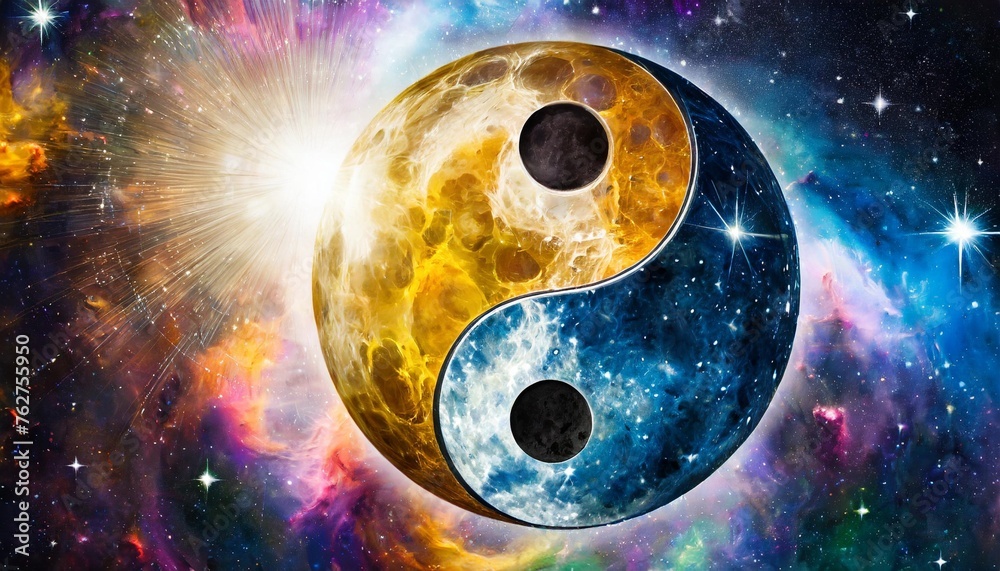 the soul and the cosmic yin yang are celebrating the cosmos and the ...