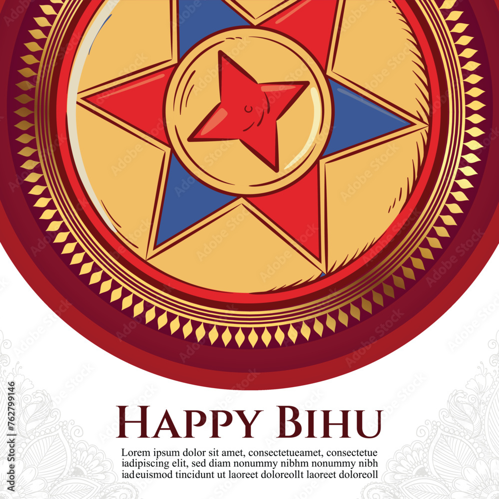 happy bihu social media poster template., Greeting background with ...