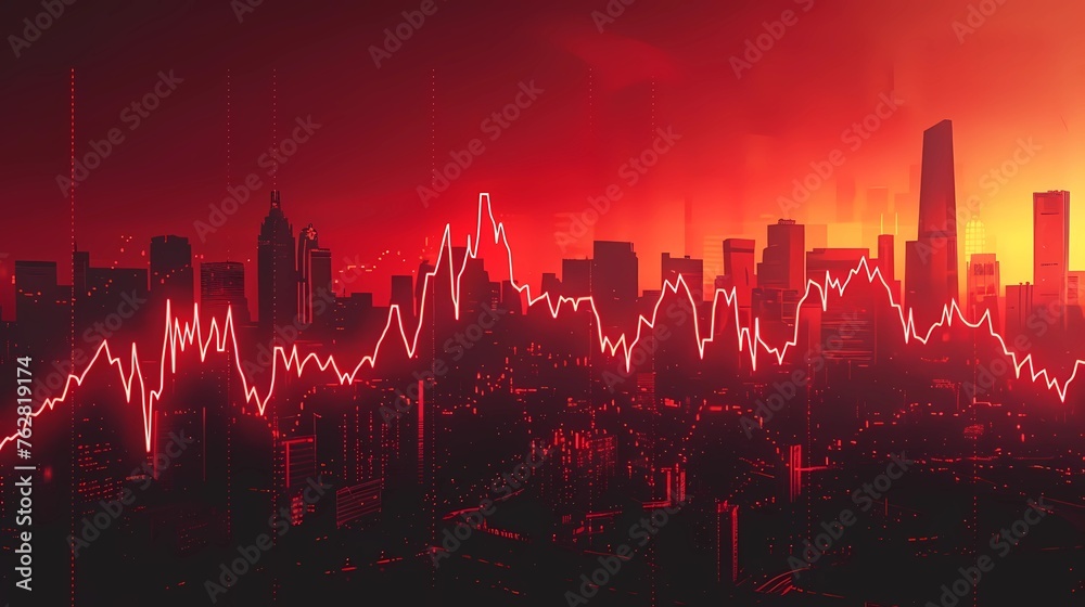 currency exchange chart background image of an exchange trading chart ...