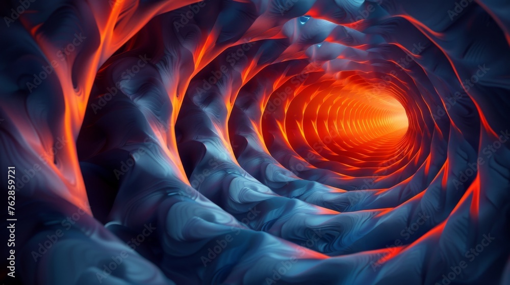 The concept of infinite divisibility is portrayed through a neverending ...