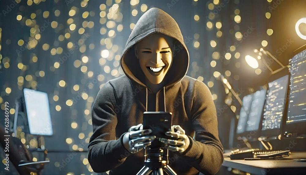 Illustration of Artificial Intelligence being used to create fake ...